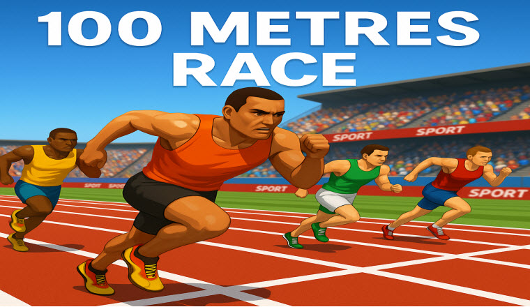 100 Metres Race - Play Online