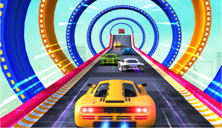 Mega Ramp Car Racing - Play Online